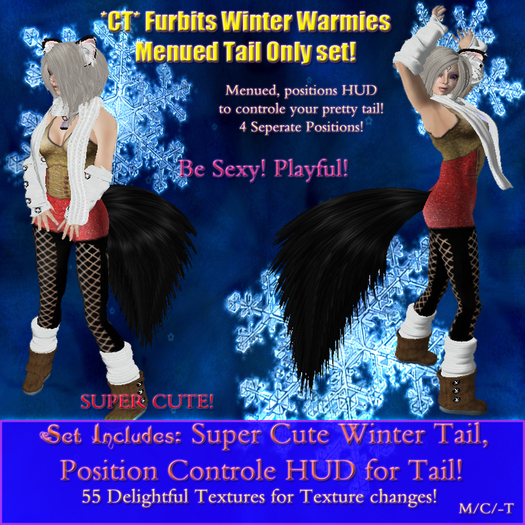 Second Life Marketplace - ~*Super Cute*~ Winter Warmies Tail Set